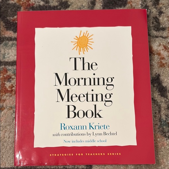Other | The Morning Meeting Book By Roxann Kriete Red Cover | Poshmark